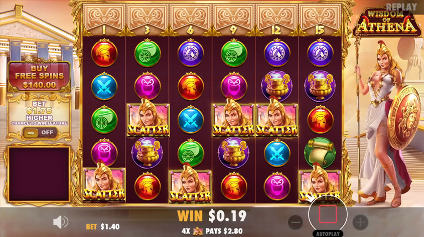 Wisdom of Athena Demo - Play Free Slots at Great.com
