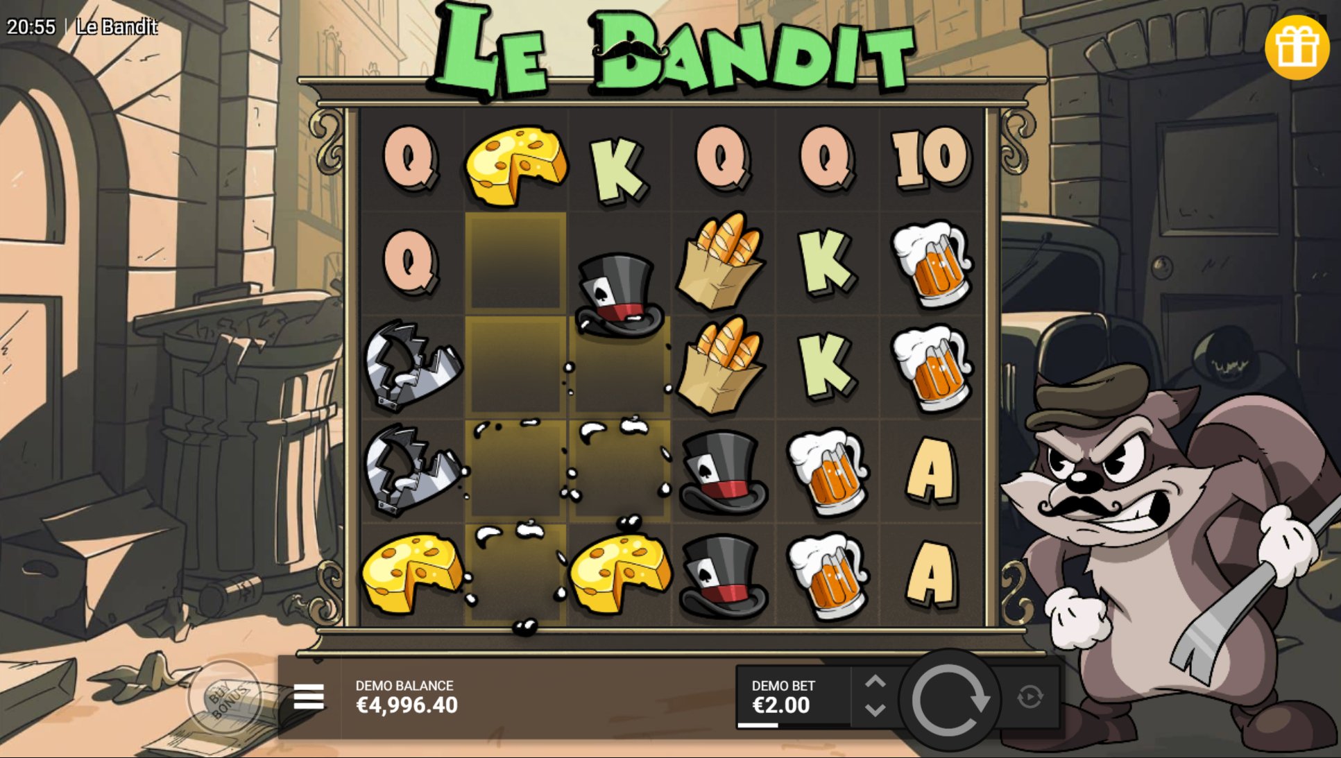 Le Bandit Slot - Good & Bad Version, Demo Play & RTP