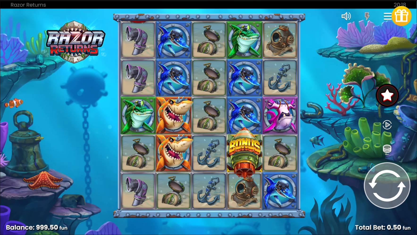 Razor Returns Slot - Good & Bad Version, Demo Play & RTP