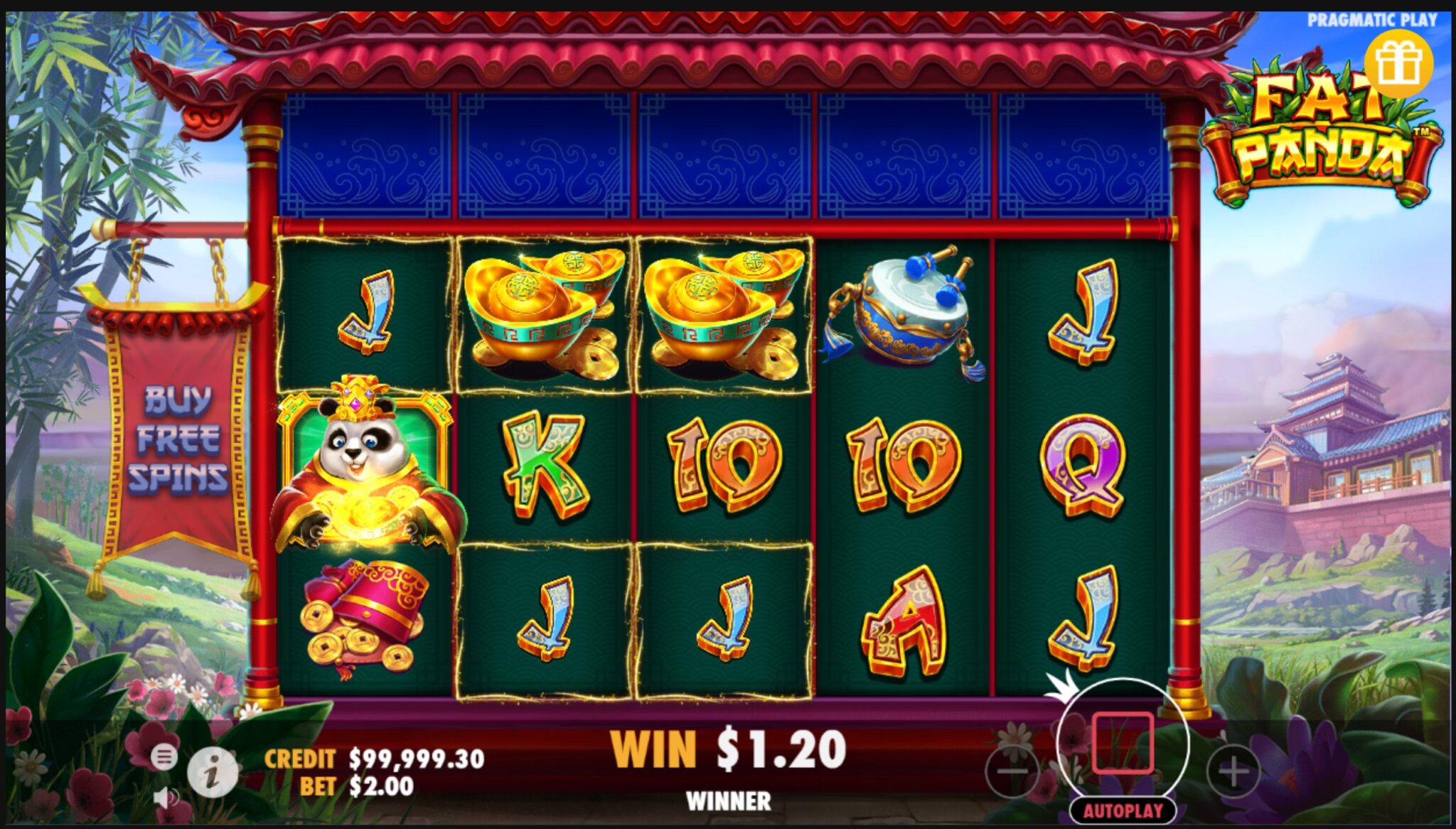 Fat Panda Slot - Good & Bad Version, Demo Play & RTP