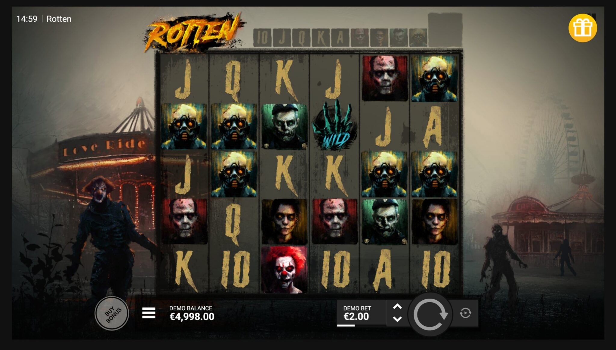 Rotten Slot - Good & Bad Version, Demo Play & RTP