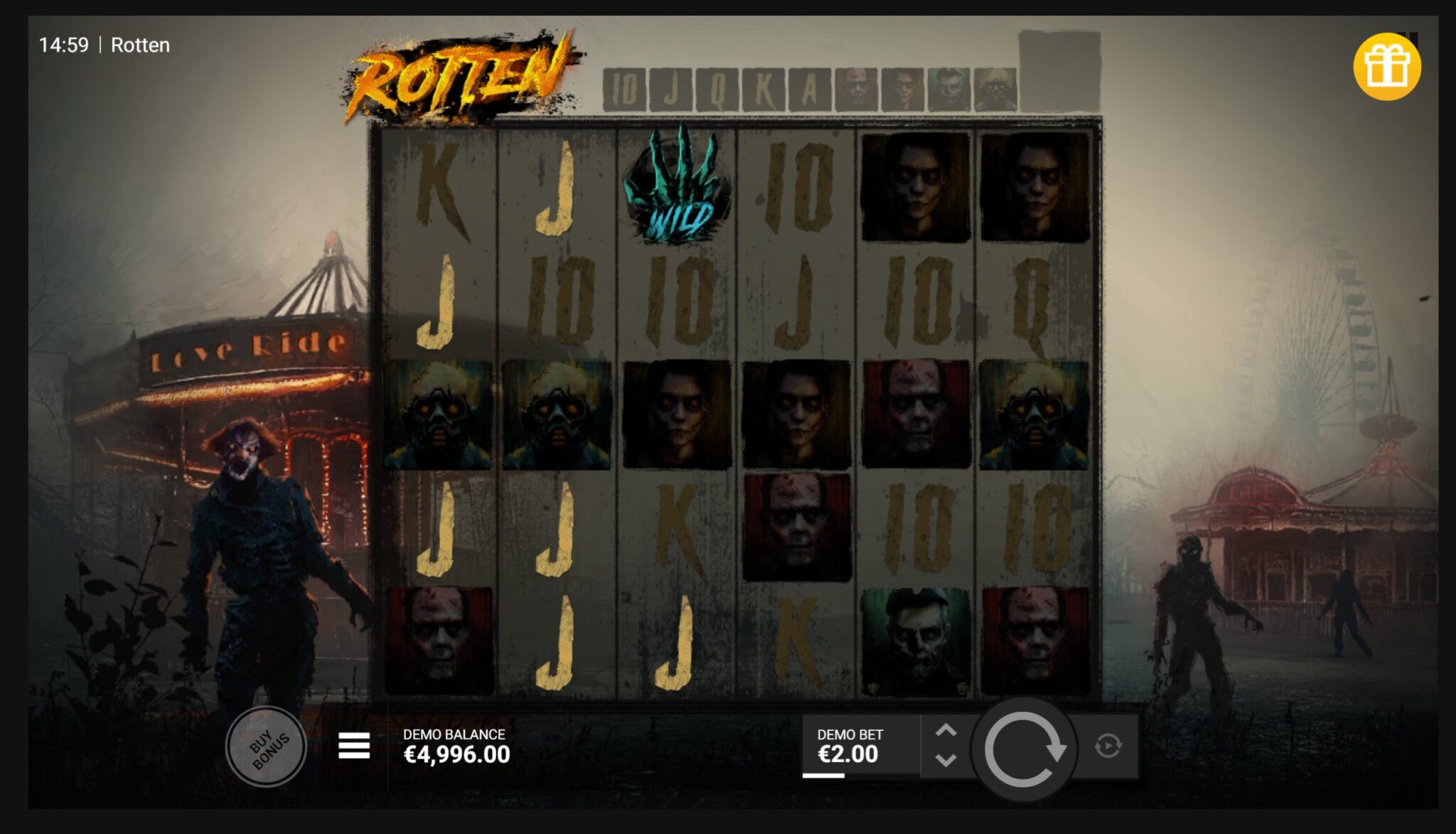 Rotten Slot - Good & Bad Version, Demo Play & RTP