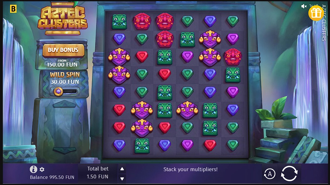 Aztec Clusters Slot - Good & Bad Version, Demo Play & RTP