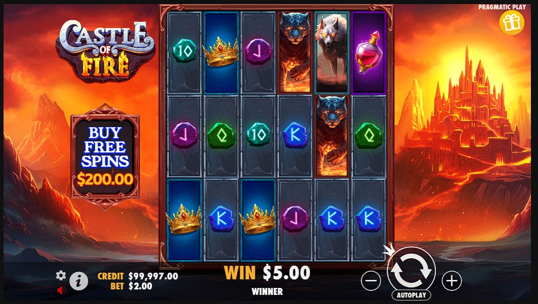 Castle Of Fire Slot - Good & Bad Version, Demo Play & RTP