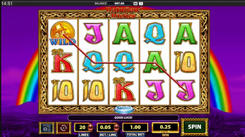 Rainbow Riches Demo - Play Free Slots at Great.com