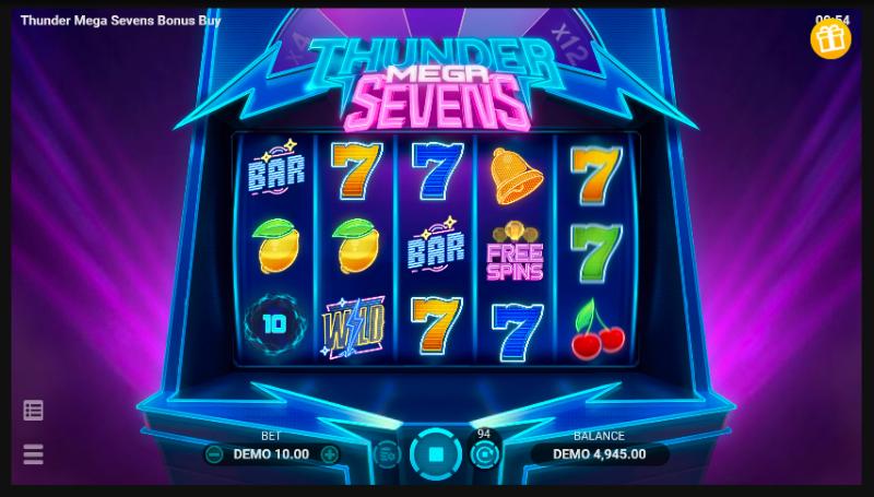 Thunder Mega Sevens Demo - Play Free Slots at Great.com