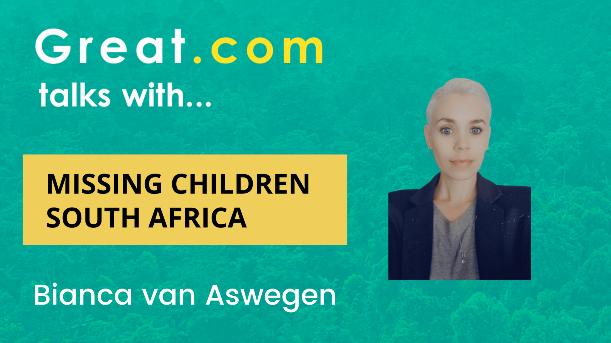 Missing Children South Africa is Turning Heartbreak into Hope - Great.com