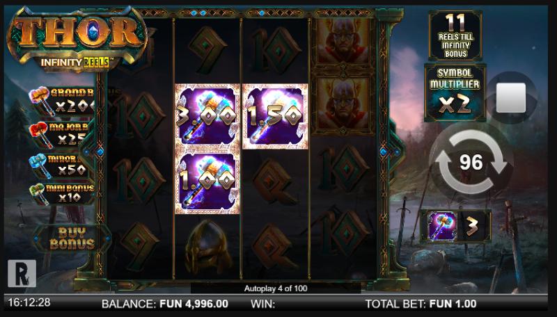 Thor Infinity Reels Demo - Play Free Slots at Great.com