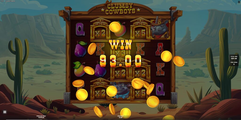 Clumsy Cowboys Demo - Play Free Slots at Great.com