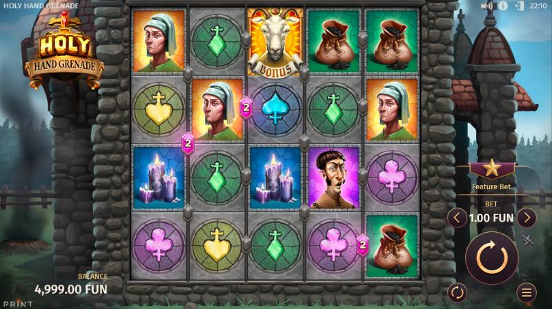 Holy Hand Grenade Demo - Play Free Slots at Great.com