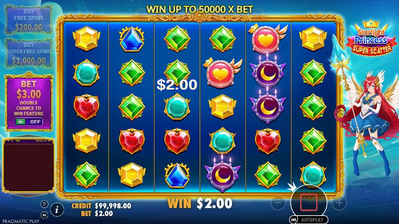 Starlight Princess Super Scatter Demo - Play Free Slots at Great.com