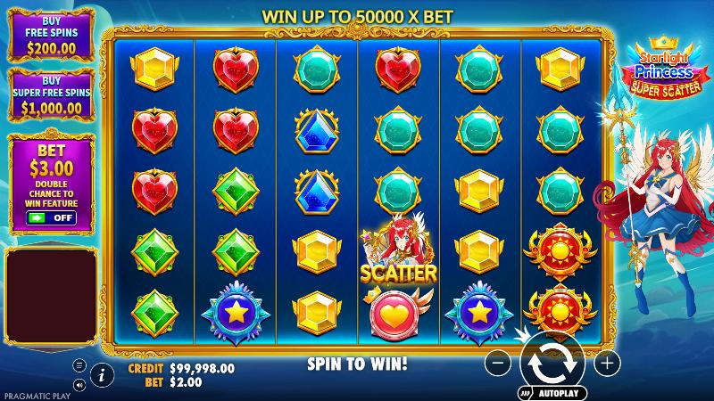 Starlight Princess Super Scatter Demo - Play Free Slots at Great.com