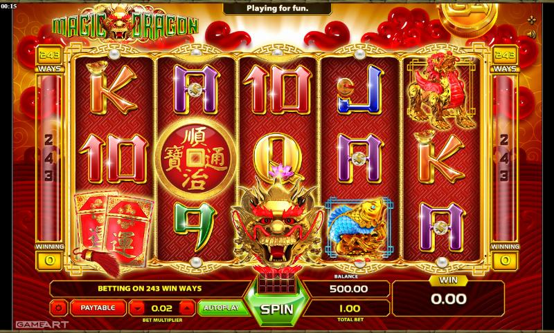 Magic Dragon Demo - Play Free Slots at Great.com
