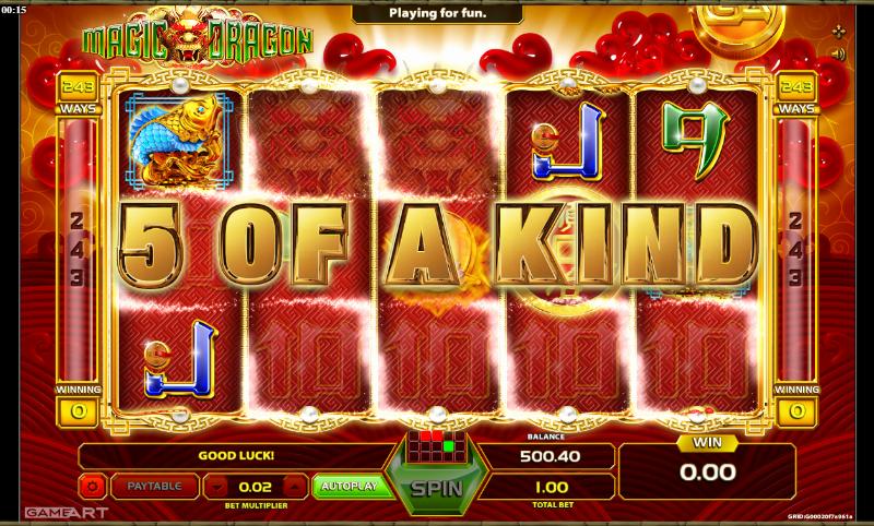 Magic Dragon Demo - Play Free Slots at Great.com