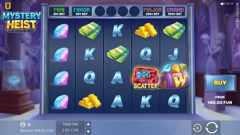 Mystery Heist Demo - Play Free Slots at Great.com