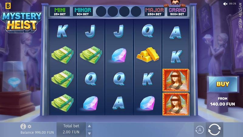 Mystery Heist Demo - Play Free Slots at Great.com