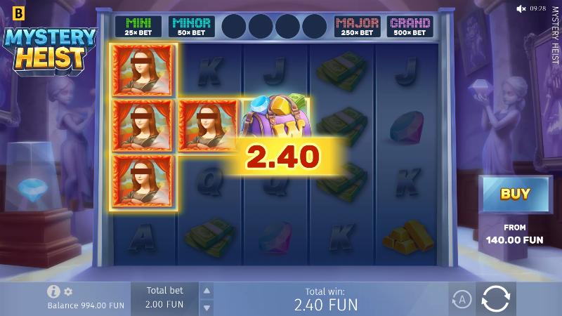 Mystery Heist Demo - Play Free Slots at Great.com